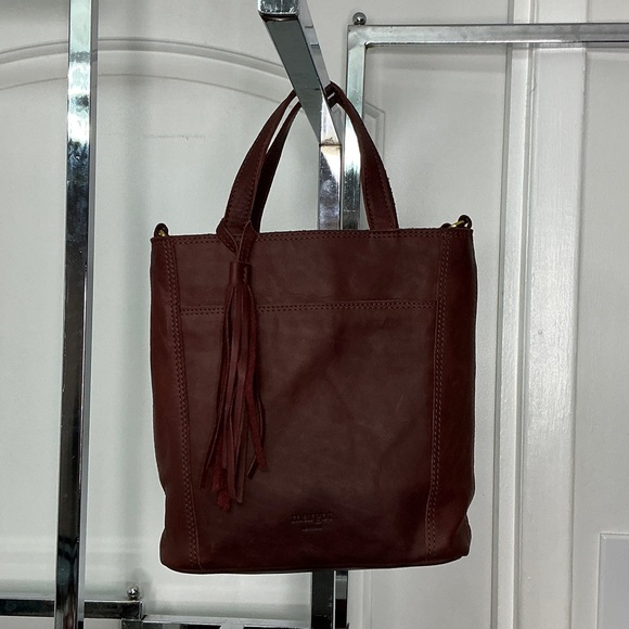 margot | Bags | Margot Burgundy Leather Tote | Poshmark
